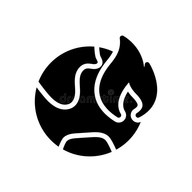 Fire earth stock vector. Illustration of drop, abstract - 211314973