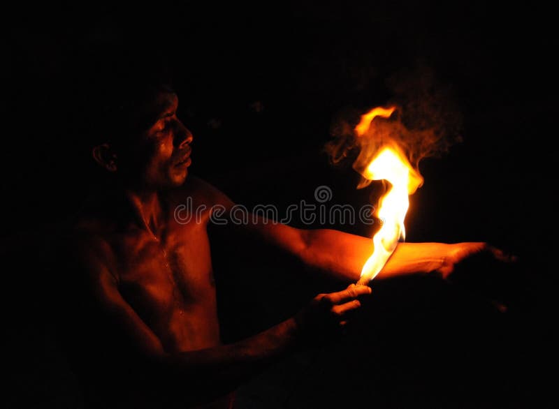 Fire Eater from Kandy Town. in Ceylon Believe, Subordinating the ...