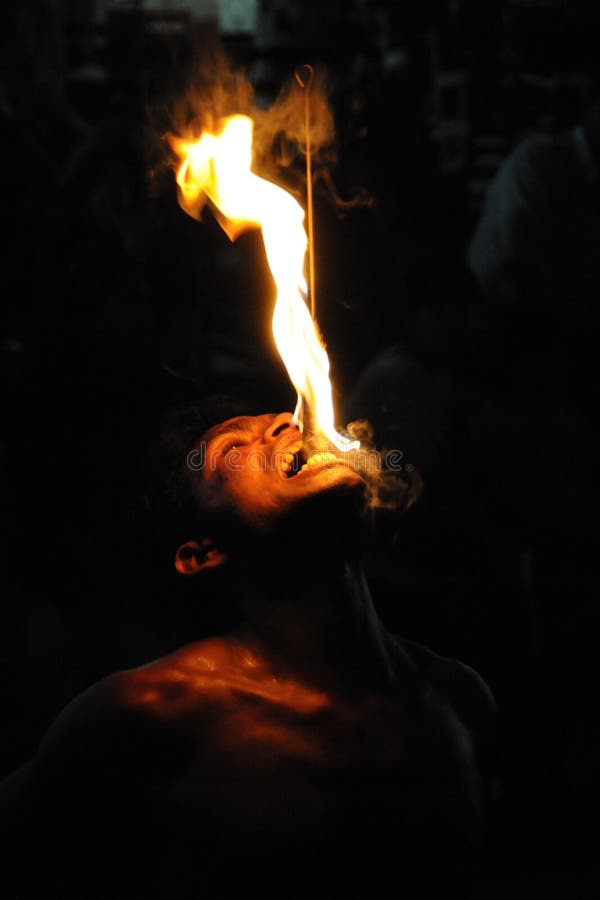Fire Eater from Kandy Town. in Ceylon Believe, Subordinating the ...