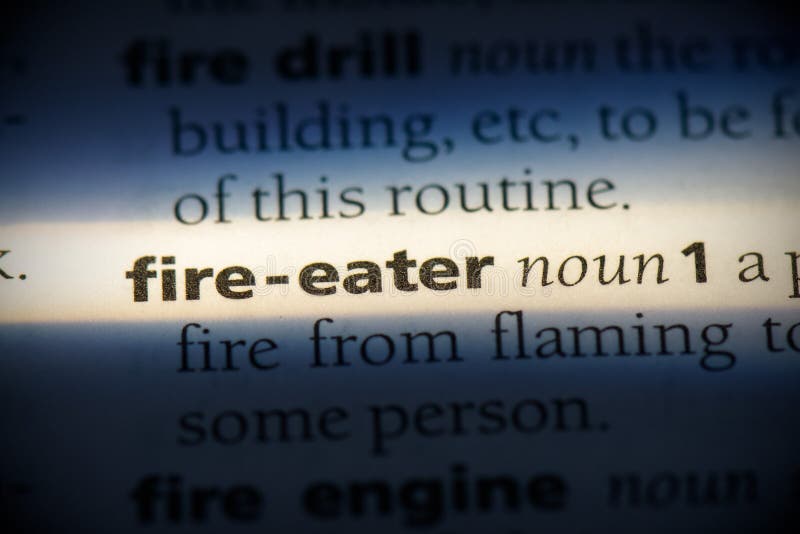 Fire-eater stock image. Image of idea, fire, book, learn - 161576315