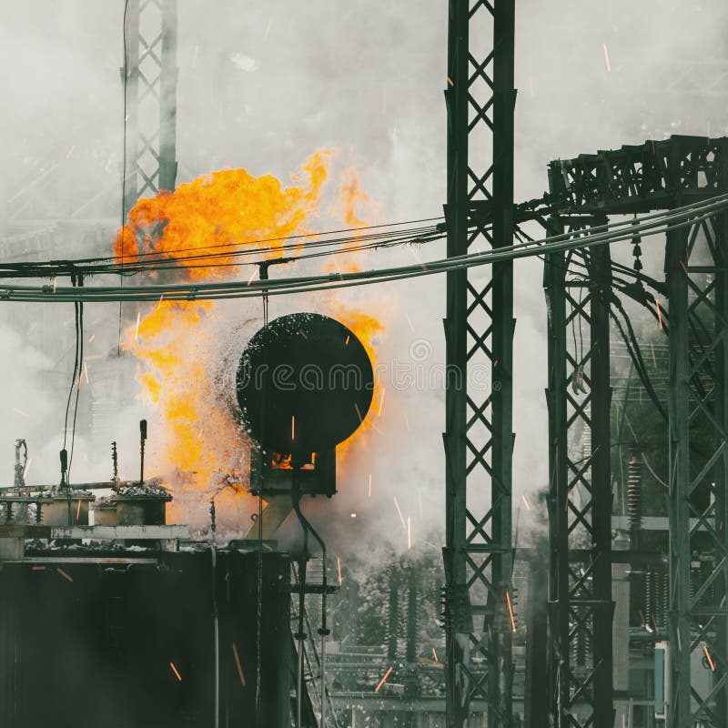 Destruction Transformer Substation Stock Photos - Free & Royalty-Free ...