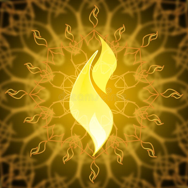 Fire Element Background stock illustration. Illustration of rune - 3668983
