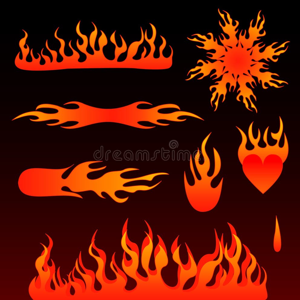 Fire Design Elements Stock Illustrations – 43,520 Fire Design Elements ...