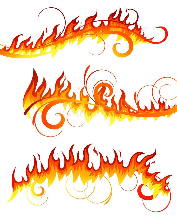 Fire Elements stock illustration. Illustration of fiery - 30708391
