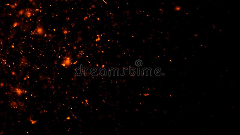 Fire Embers Particles Texture Overlays . Burn Effect on Isolated Black ...