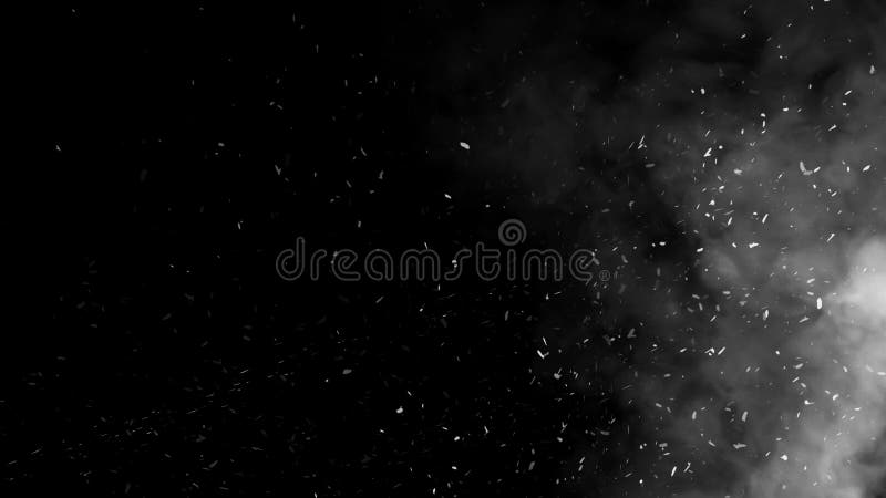 Fire Embers Particles Texture Overlays with Smoke. Burn Effect on ...