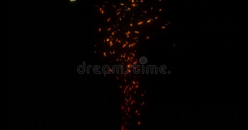 3d Render Spinning Fire Embers Overlay Stock Video - Video of particles ...