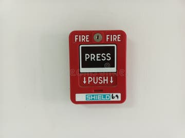 Fire Emergency Button in the Building Stock Photo - Image of emergency ...