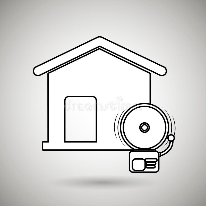 Fire Emergency Concept Design Stock Illustration - Illustration of ...