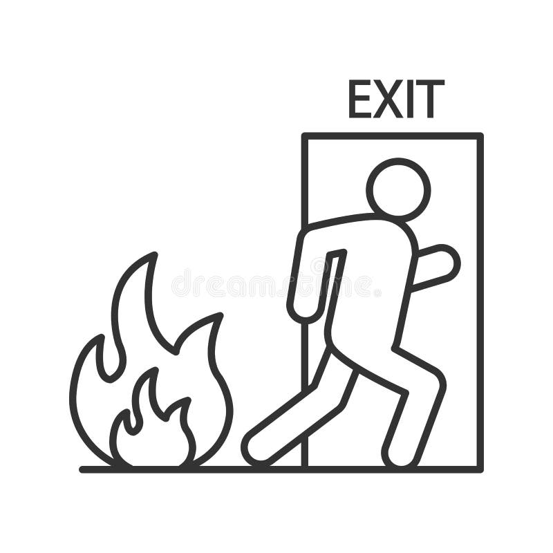 Emergency Exit Coloring Coloring Pages