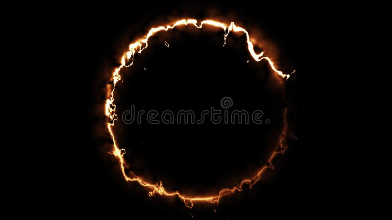Fire Energy Ring stock illustration. Illustration of animation - 345004206
