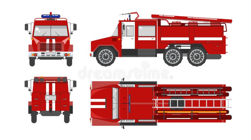 Fire Engine Clip Art Top View