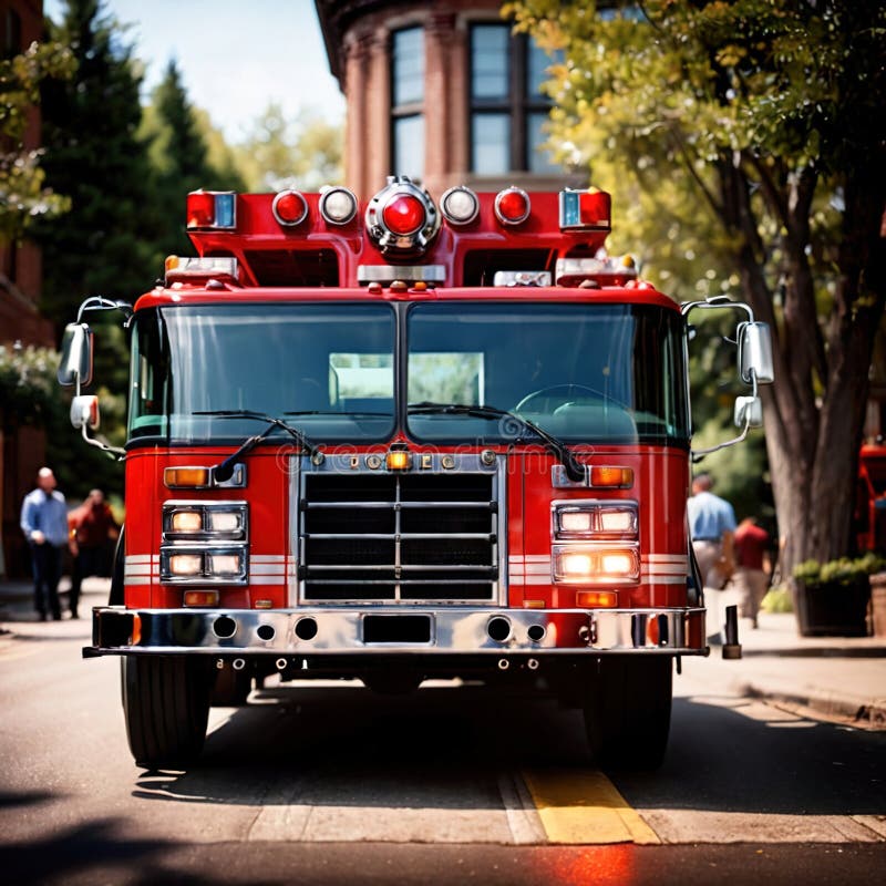 Fire Engine, Emergency Response Vehicle for Fire Fighting Stock ...