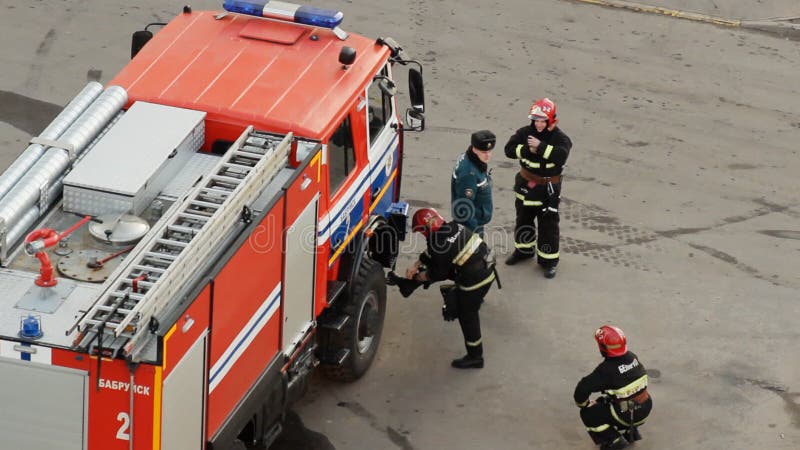 Firefighters are Preparing for the Exercises and Putting Standards ...