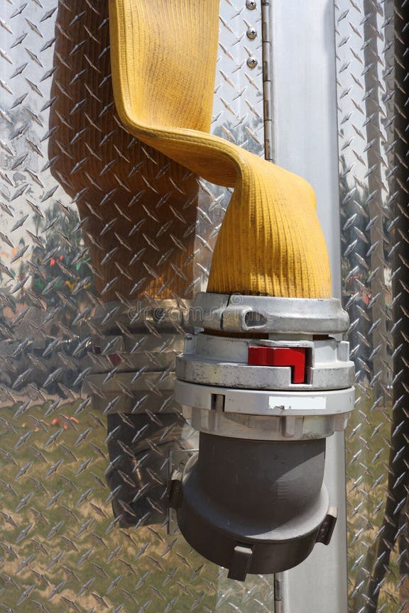 Fire engine hose stock photo. Image of safety, engine - 8575320