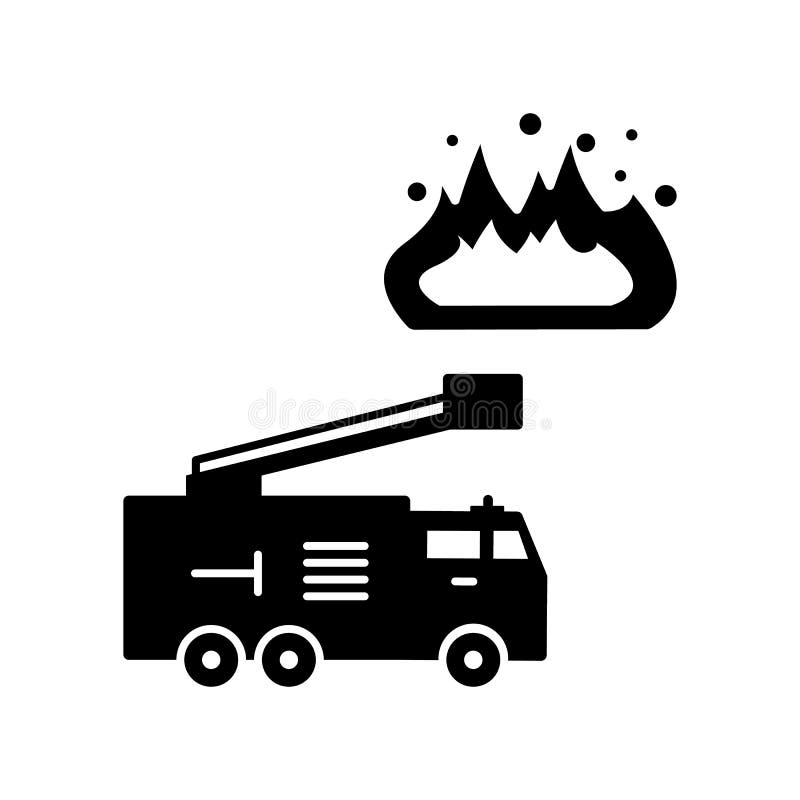 Fire Truck Icon. Element of Fire Guardfor Mobile Concept and Web Apps ...