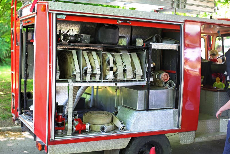 Fire-engine stock image. Image of help, firefighter - 127064729