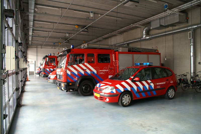 Dutch Fire Station, Brandweer, Nederlands Editorial Image - Image of ...