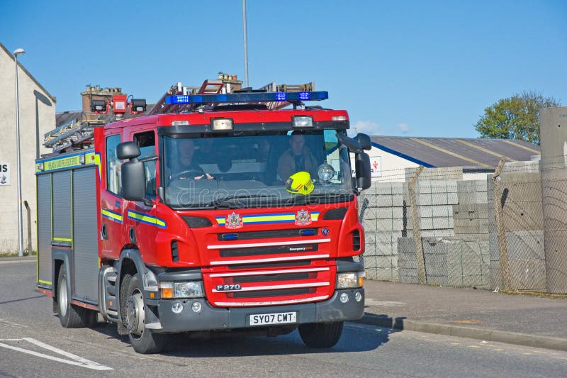 Fire Engine on Its Way To a Fire Editorial Photo - Image of highlands ...