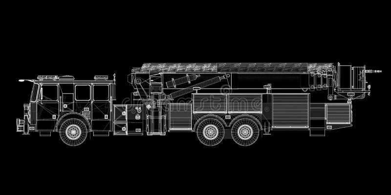 Fire Engine stock illustration. Illustration of mode - 46540968