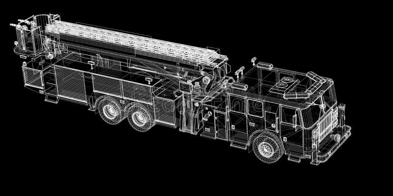 Fire Engine stock illustration. Illustration of mode - 46541101