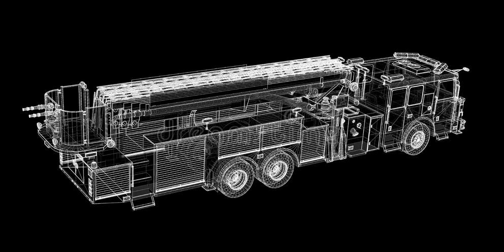 Fire Engine stock illustration. Illustration of model - 46541108