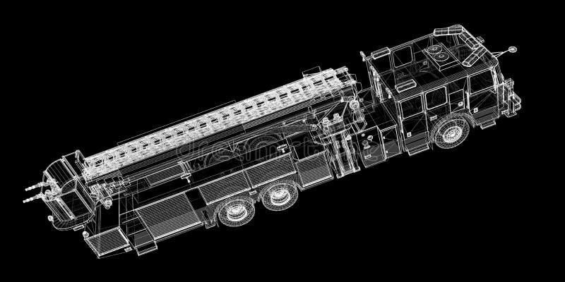 Fire Engine stock illustration. Illustration of emergency - 46541527