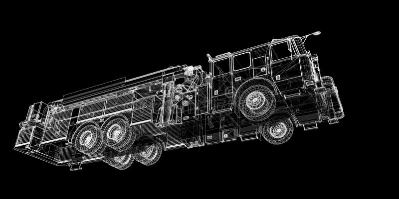 Fire Engine stock illustration. Illustration of pump - 46541593