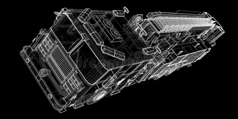 Fire Engine stock illustration. Illustration of mode - 46542181
