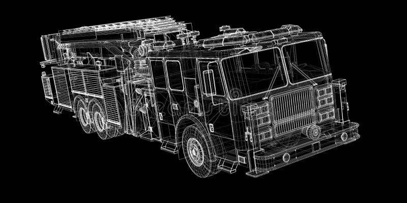 Fire Engine stock illustration. Illustration of services - 46542494