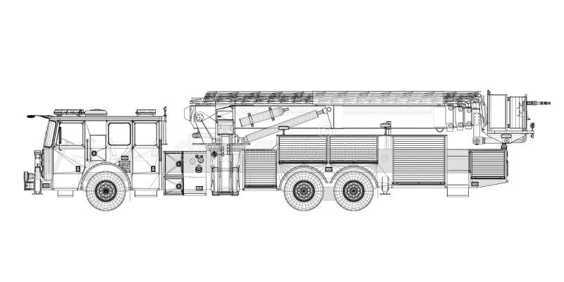 Fire Engine stock illustration. Illustration of fire - 47058329