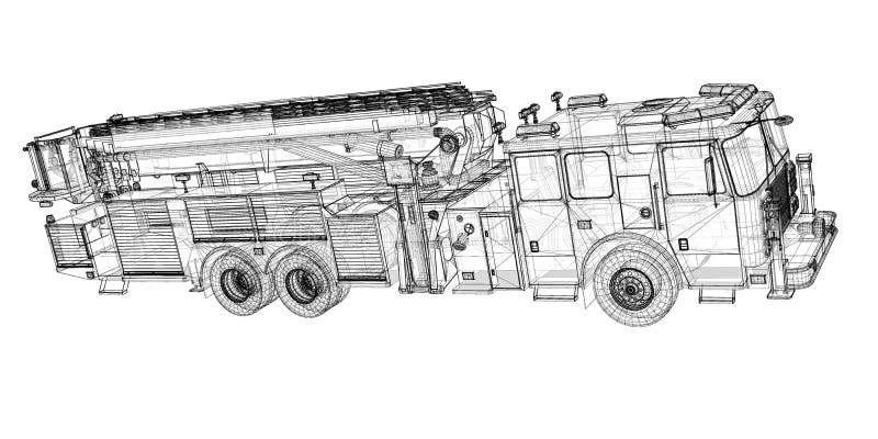 Fire Engine stock illustration. Illustration of protection - 47059413