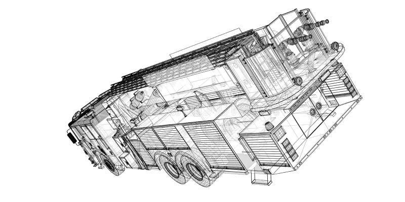 Fire Engine stock illustration. Illustration of fire - 47059650