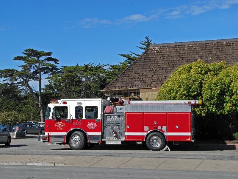 Fire Engine stock image. Image of fire, parked, outside - 54127087
