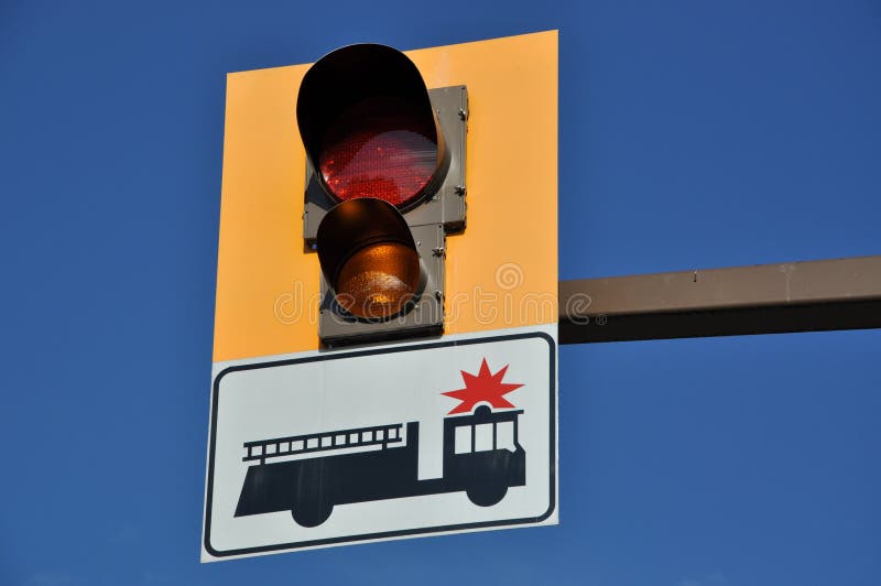 Fire engine sign and light stock image. Image of paramedic - 15934077