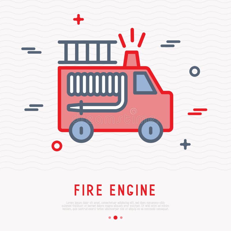 Engine Thin Line Icon, Car Automotive Motor Part Stock Vector ...