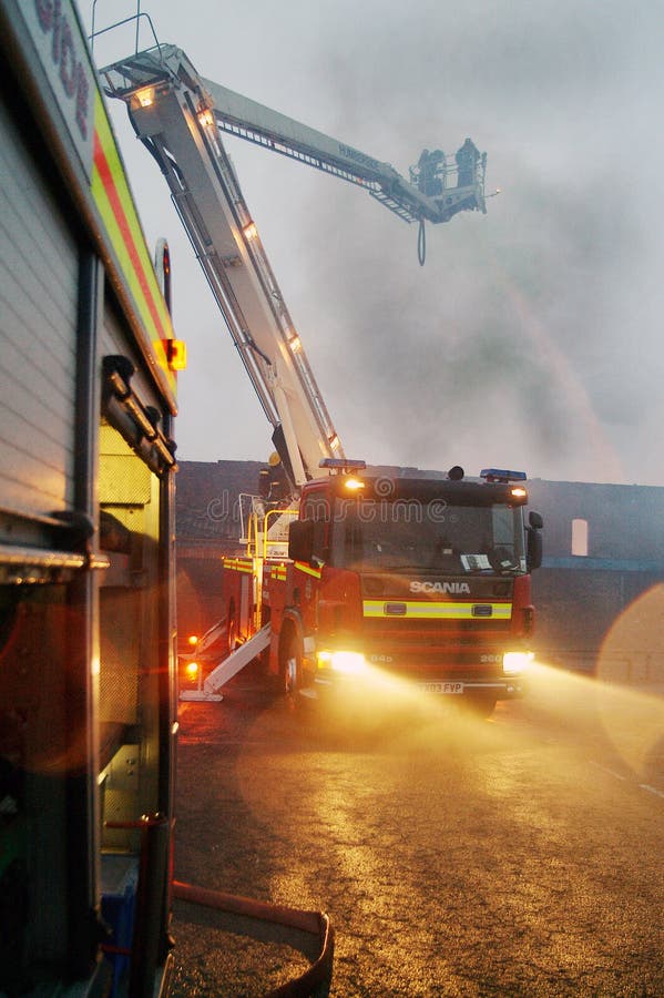 Fire engines editorial photo. Image of inferno, team - 100295551