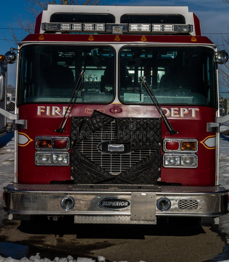 Fire Equipment and Trucks. City of Calgary Alberta Canada Editorial ...