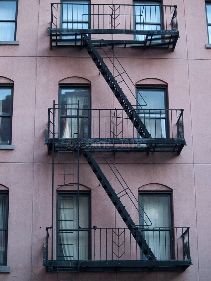 Fire escape stock photo. Image of window, architecture - 20480662