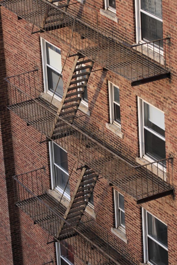 Fire Escape stock image. Image of flee, climb, steel, glass - 7252809