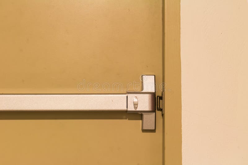 Emergency exit door stock image. Image of close, fire - 40088491