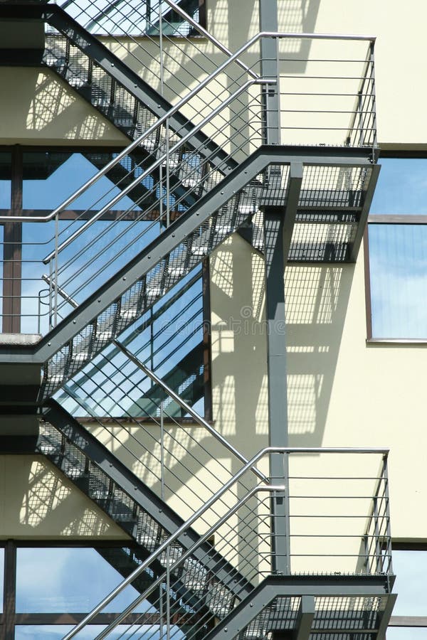 Fire escape ladder stock photo. Image of outdoor, construction - 28657242