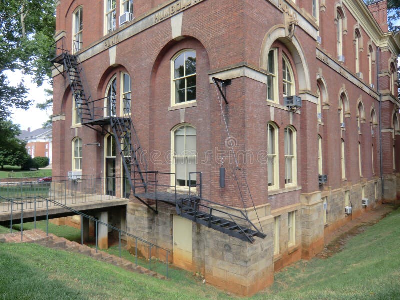 Fire Escape Seen at UVA Grounds, Charlottesville, Virginia Editorial ...