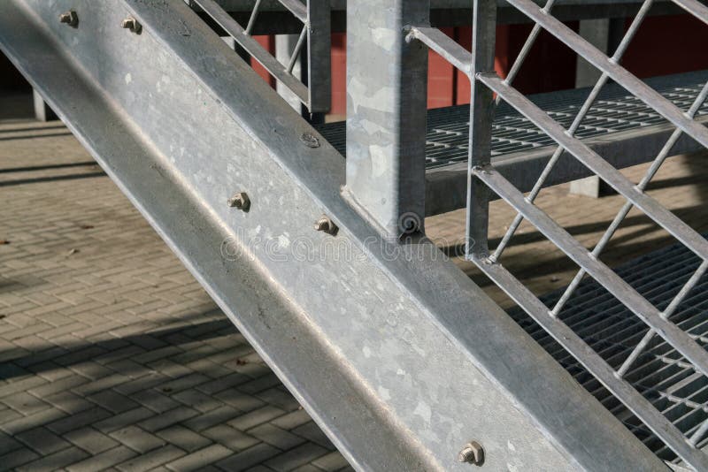 Fire Escape Staircase, Pedestrian Passage for Emergency Exit ...