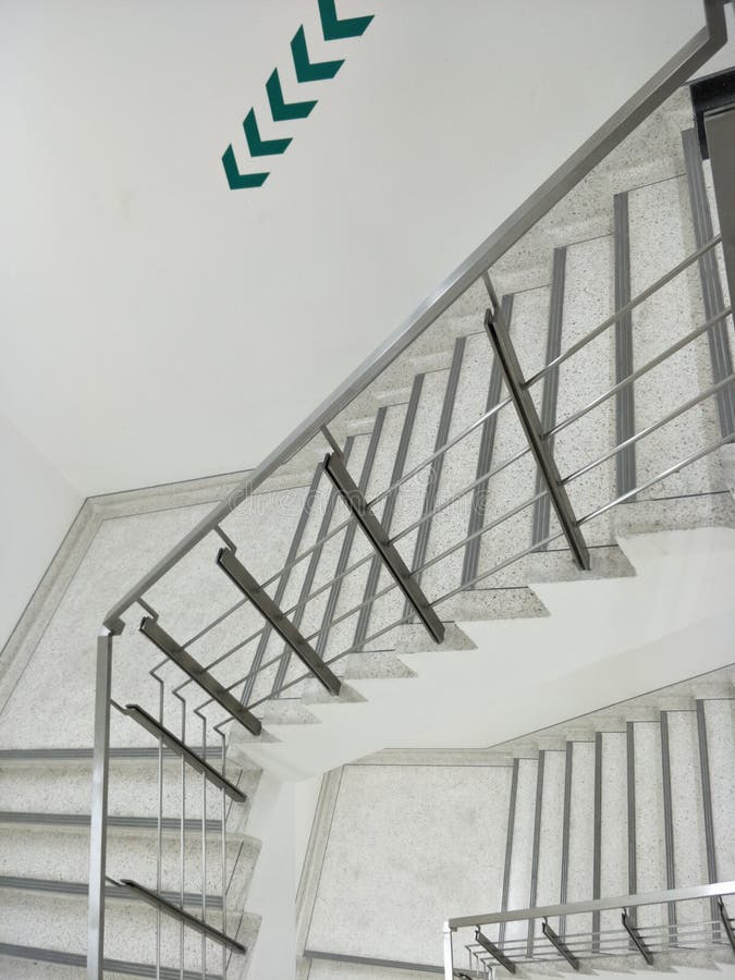 Fire Escape Stairs Background Stock Photo - Image of closeup, interior ...