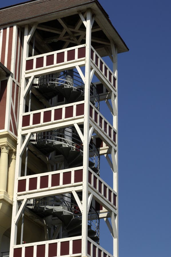 A fire escape editorial photography. Image of stone - 219791497