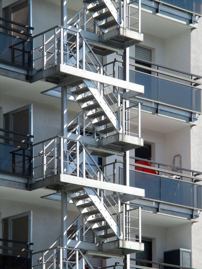 Fire escapes stock photo. Image of escapes, balcony, exterior - 94320914