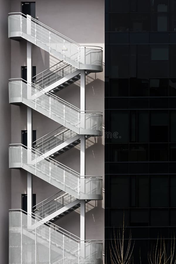 Fire escapes stock photo. Image of grid, iron, exit, doors - 33226686