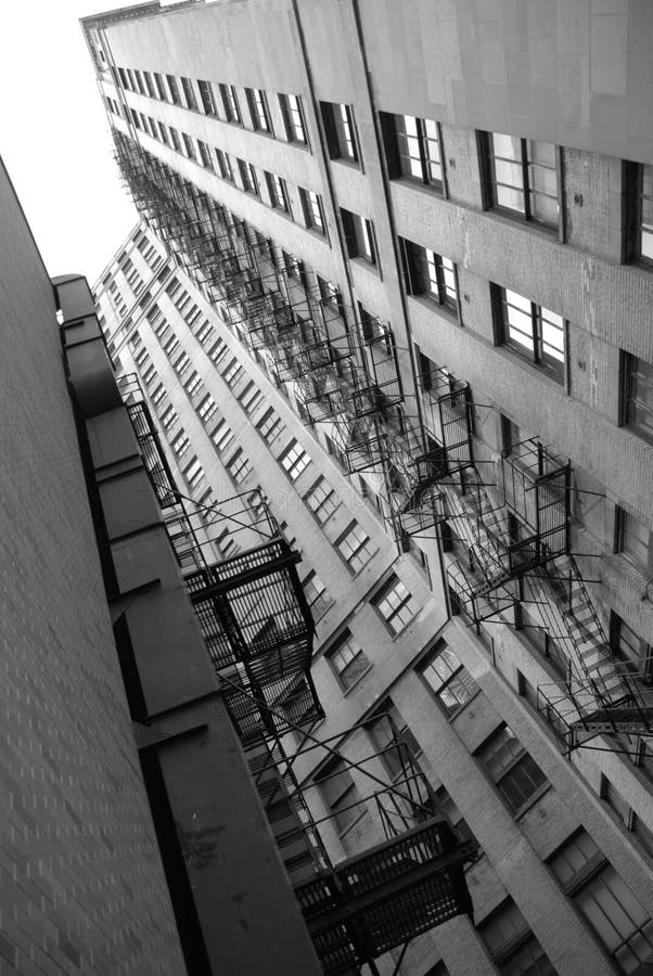 Fire escapes stock photo. Image of metal, windows, urban - 35008158