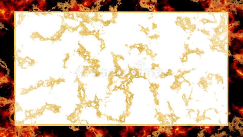 Fire of Evil Heat and High Temperature Texture Luxury Gold Surface and ...